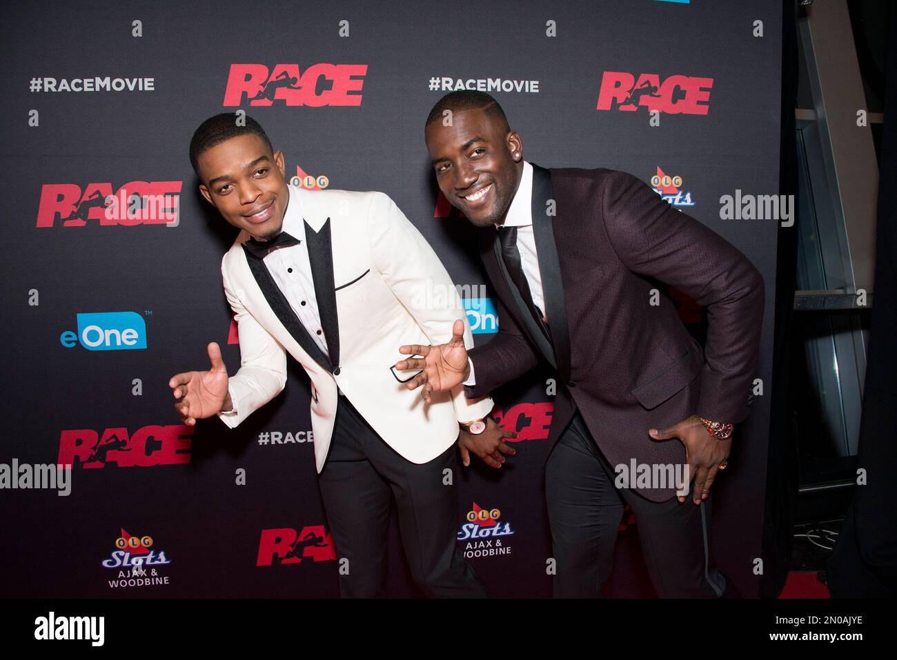 Actors Stephan James and Shamier Anderson seen at the Focus Features ...