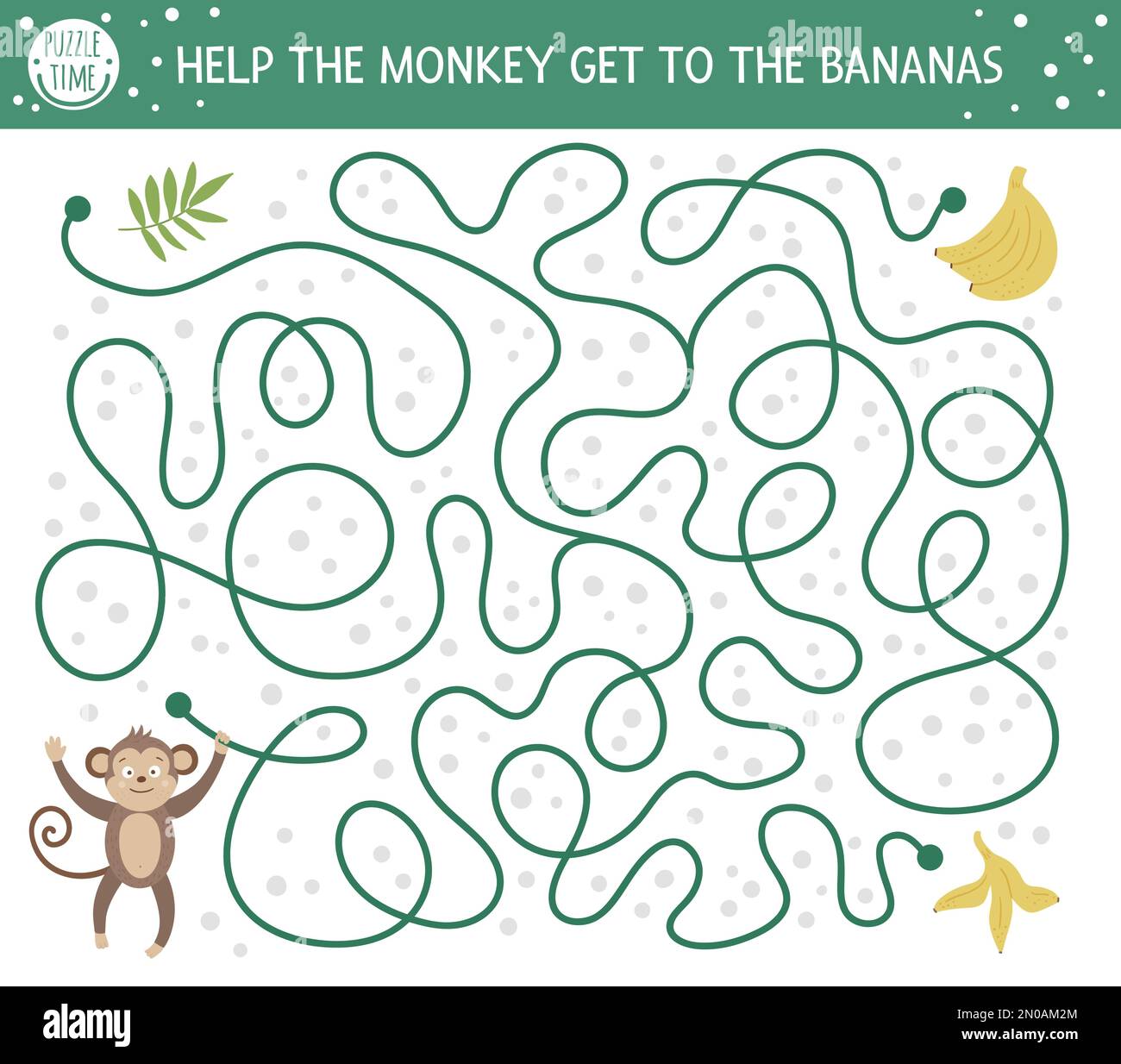 Cartoon monkey puzzle game hi-res stock photography and images - Alamy