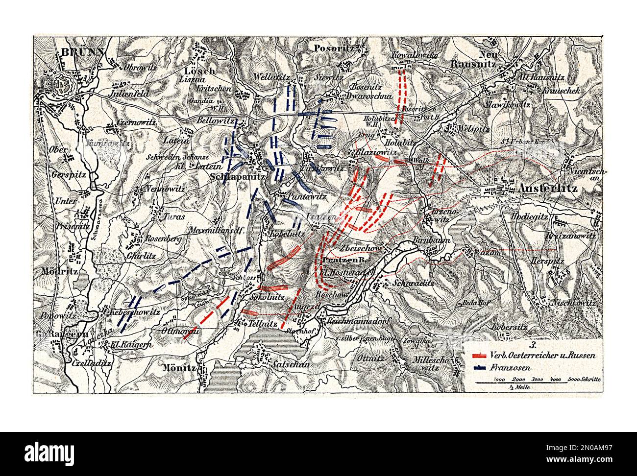 Battle Of Austerlitz Map A Wargame Page: Battle Of Austerlitz July