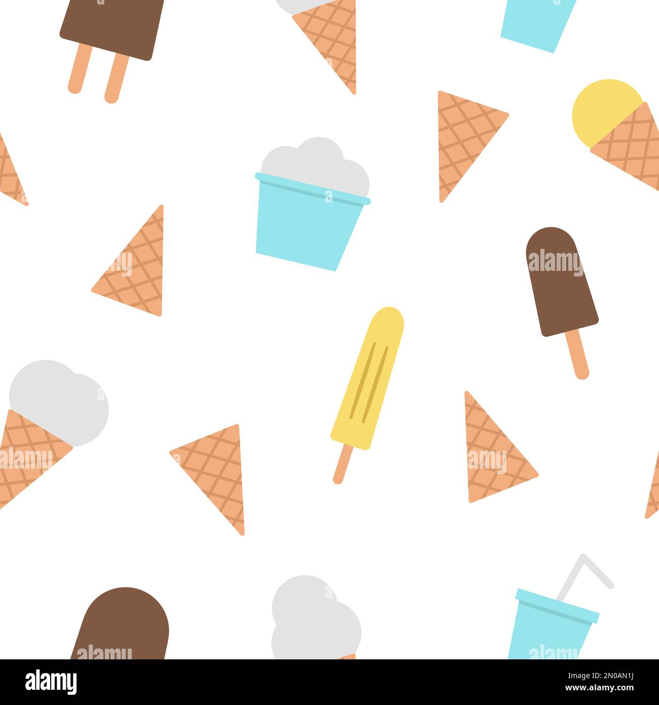 Seamless Ice Cream Texture