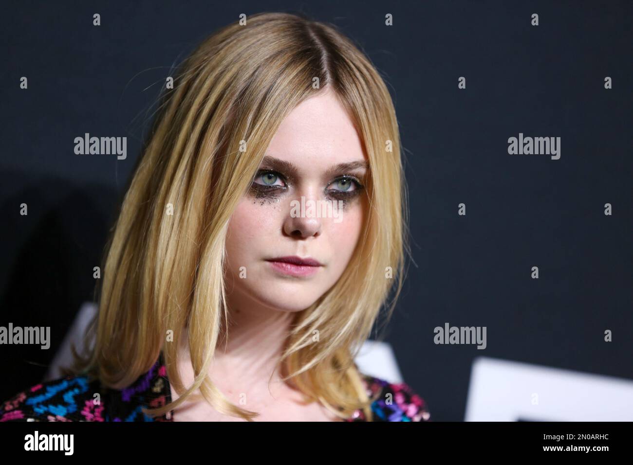 Elle Fanning arrives at Saint Laurent at the Palladium at the Hollywood ...