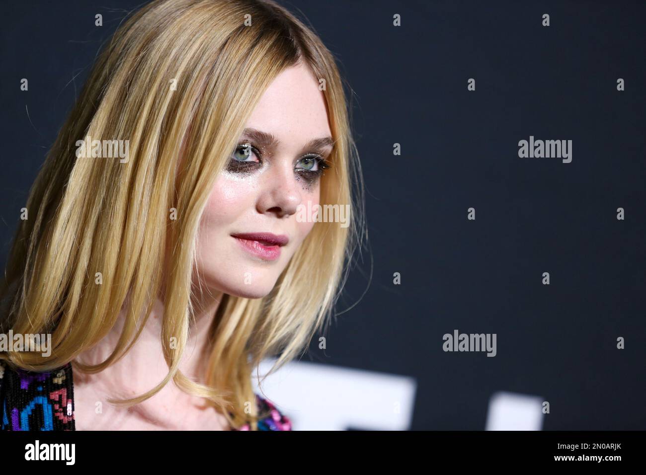 Elle Fanning arrives at Saint Laurent at the Palladium at the Hollywood ...