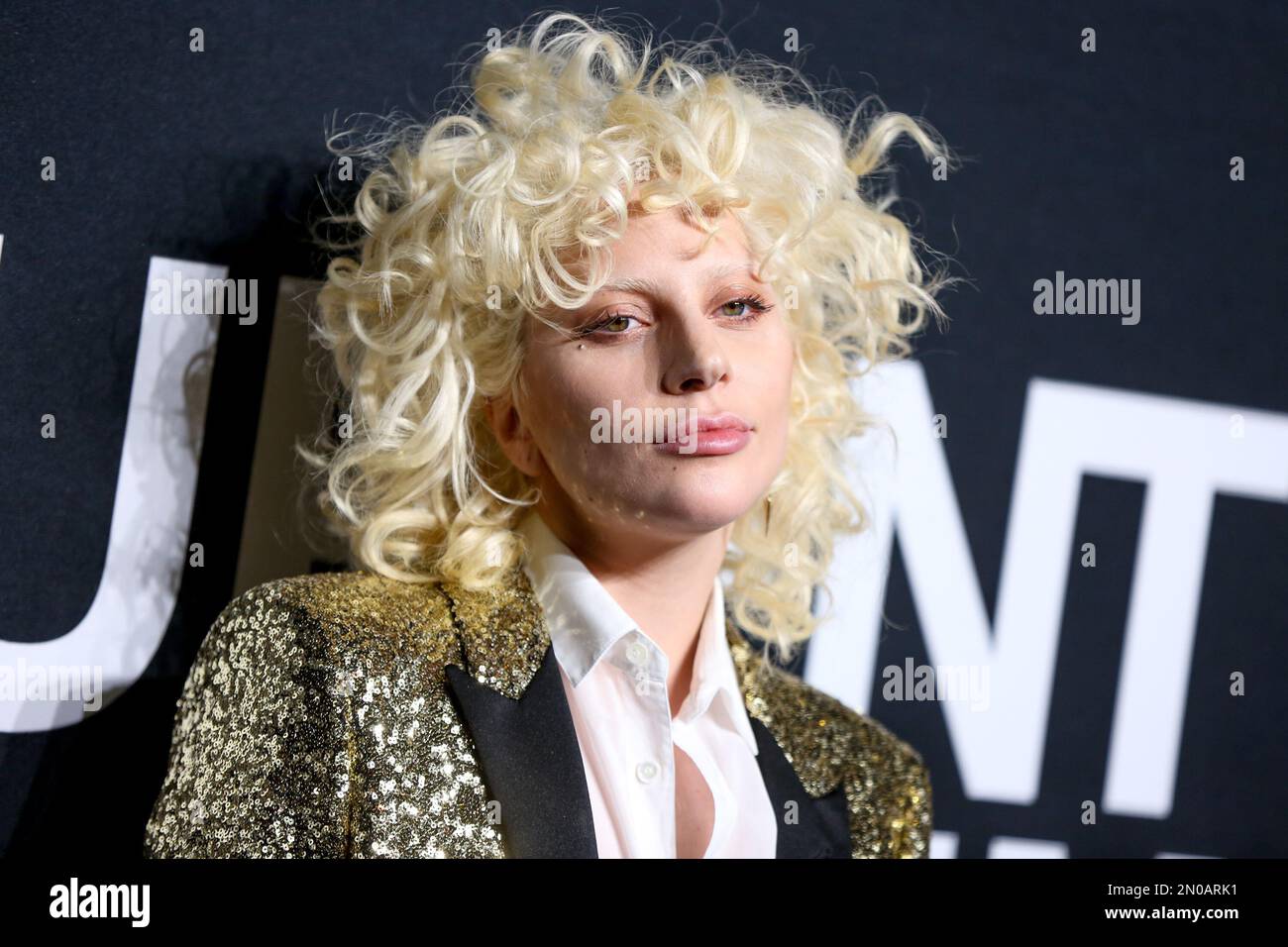 Lady Gaga arrives at Saint Laurent at the Palladium at the Hollywood ...