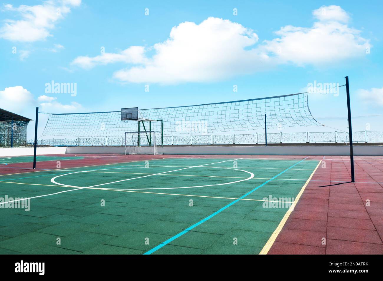 Volleyball court net stadium hi-res stock photography and images - Alamy