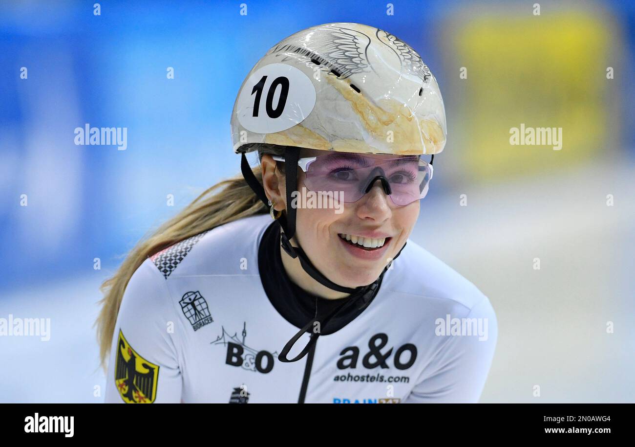 Dresden, Germany. 05th Feb, 2023. Short track: World Cup, 1500 m, women ...