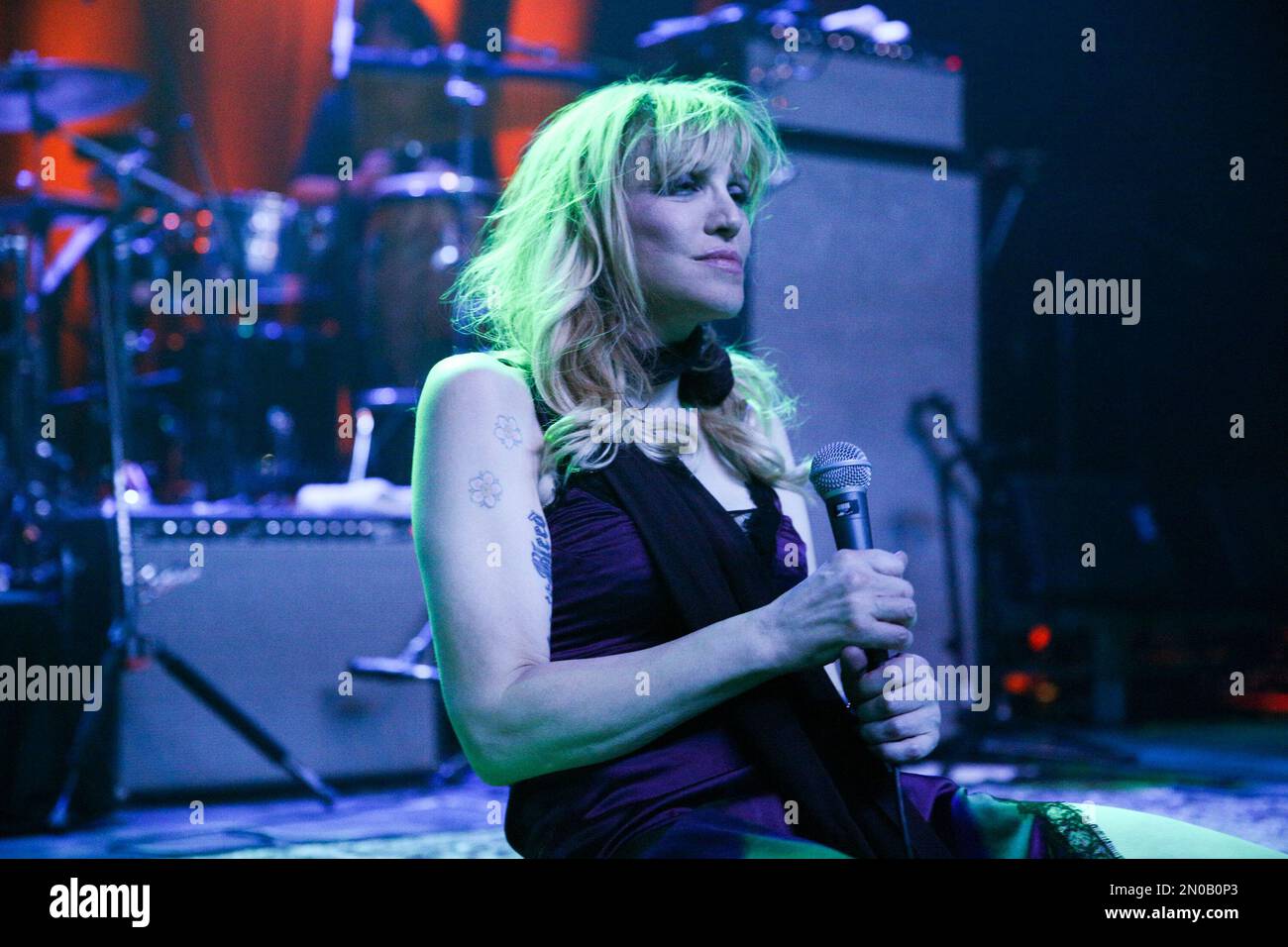Courtney Love performs at Fleetwood Mac Fest at The Fonda on Tuesday ...