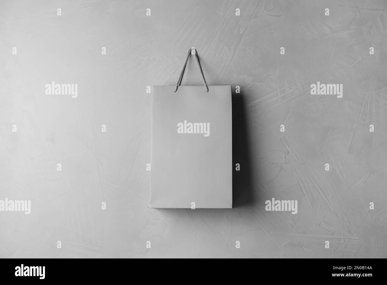 Grey paper bag Black and White Stock Photos & Images - Alamy