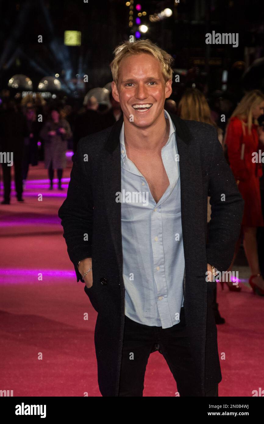 Jamie Laing poses for photographers upon arrival at the premiere of the ...