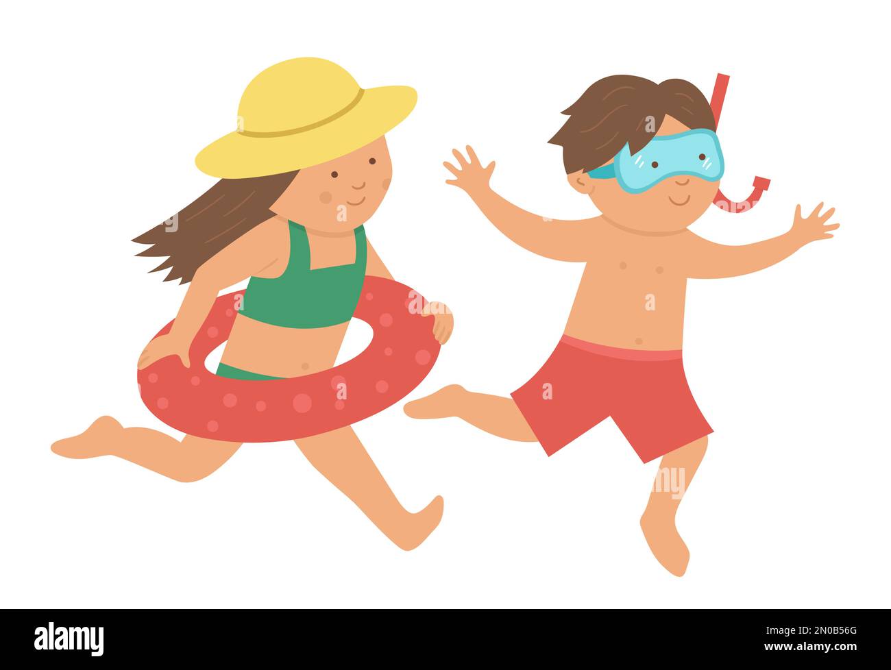 Seaside children Cut Out Stock Images & Pictures - Alamy