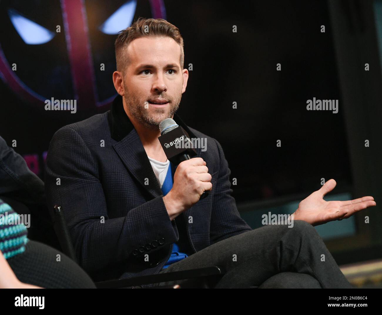 Actor Ryan Reynolds participates in AOL's BUILD Speaker Series to ...
