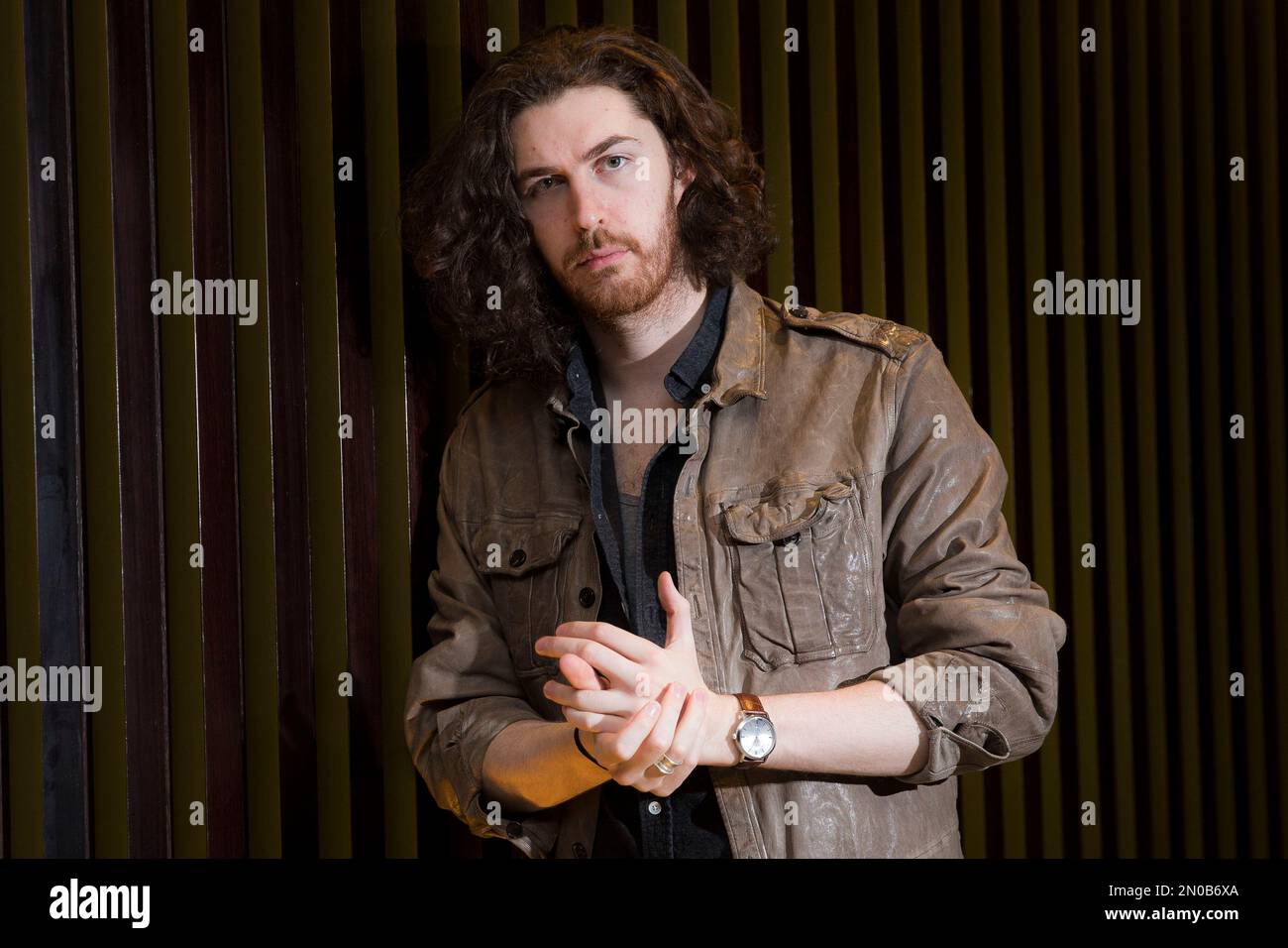 Musician Andrew Hozier-Byrne, known as Hozier, poses for portraits in ...