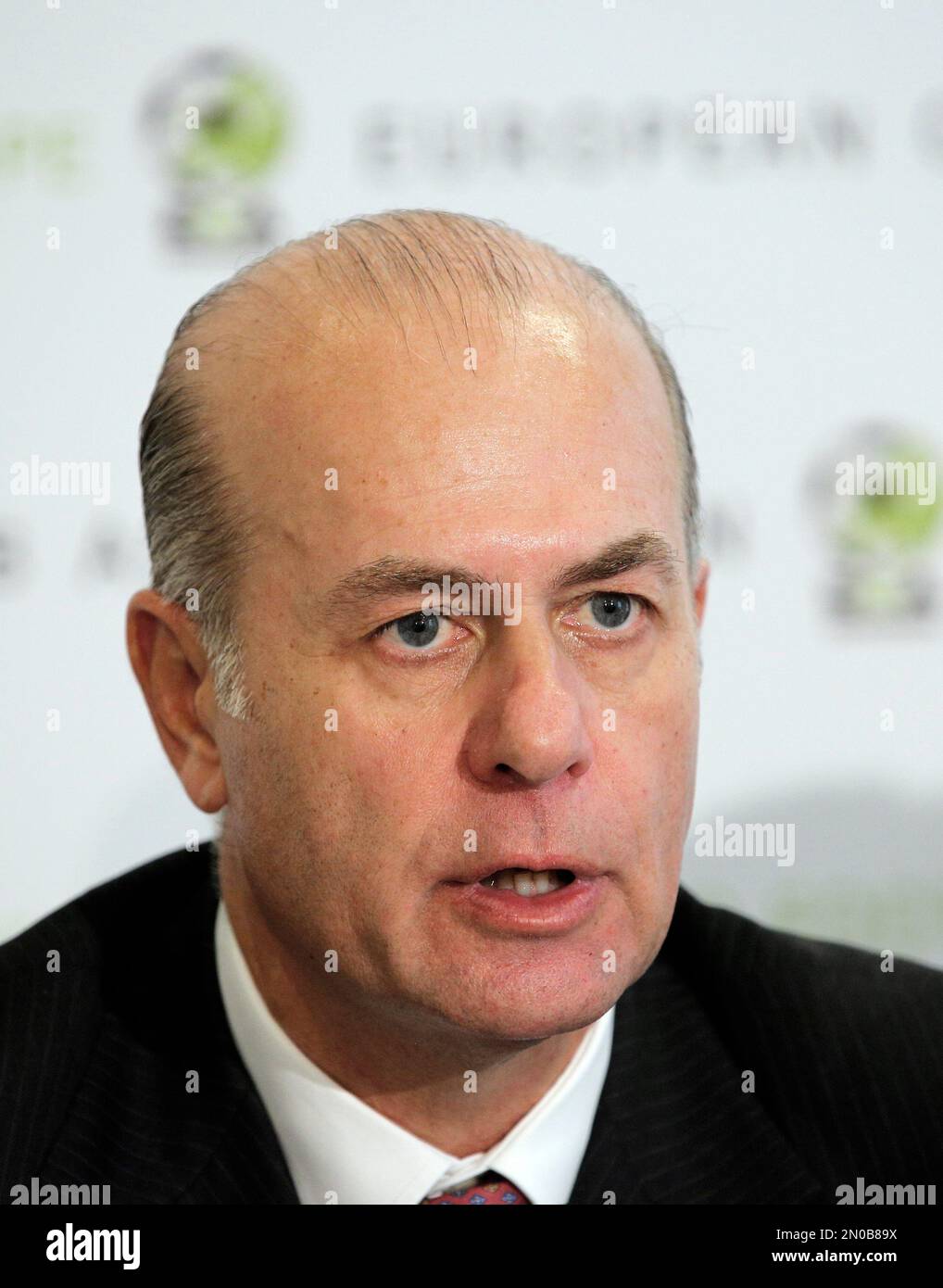 ECA Vice Chairman Umberto Gandini, of Italy, attends a press conference ... ECA Vice Chairman Umberto Gandini, of Italy, attends a press conference ...