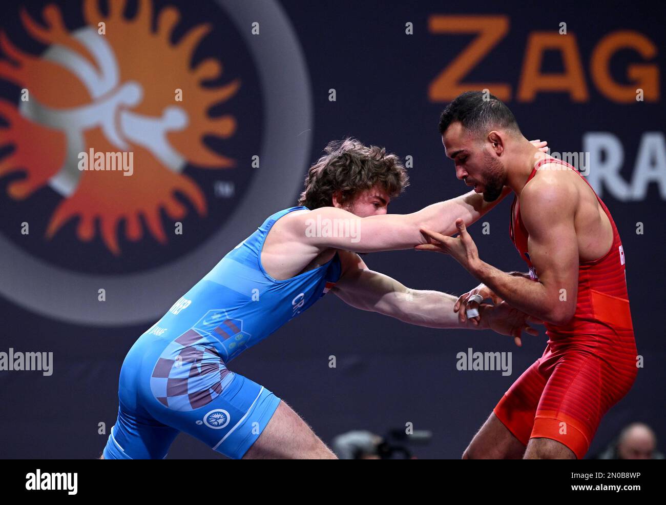 ZAGREB, CROATIA – FEBRUARY 05: Ibrahim Mahmoud Hamed Hassan Ghanem of ...