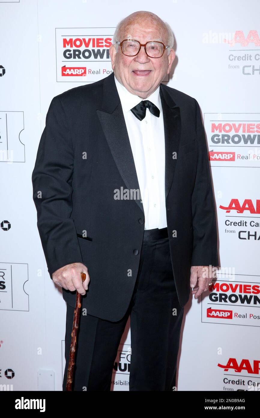 Ed Asner arrives at the 15th Annual Movies for Grownups Awards at the ...