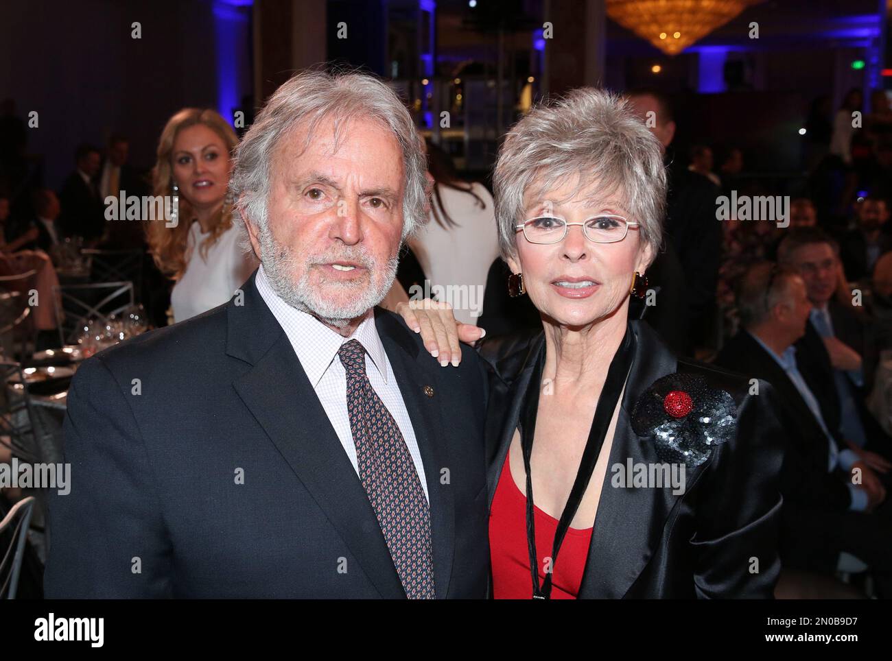 Sid Ganis, left, and Rita Moreno attend AARP's 15th Annual Movies for ...