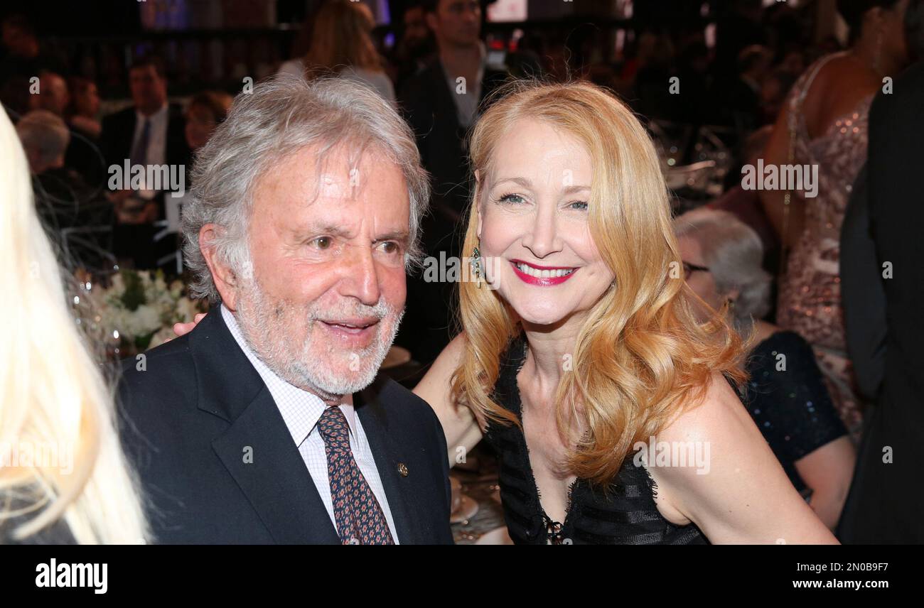 Sid Ganis, left, and Patricia Clarkson attend AARP's 15th Annual Movies ...
