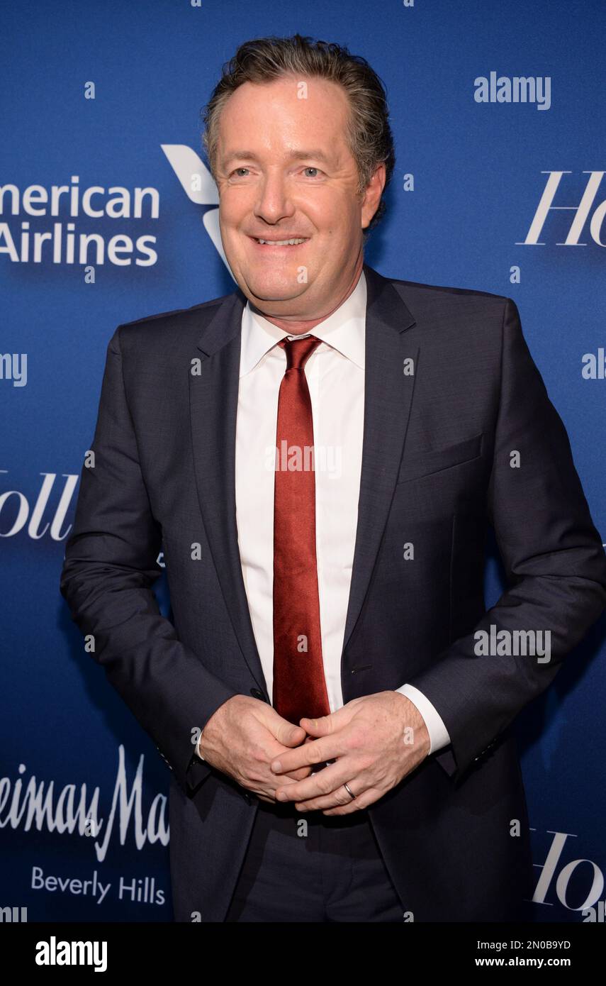 Television personality Pierce Morgan arrives at The Hollywood Reporter ...