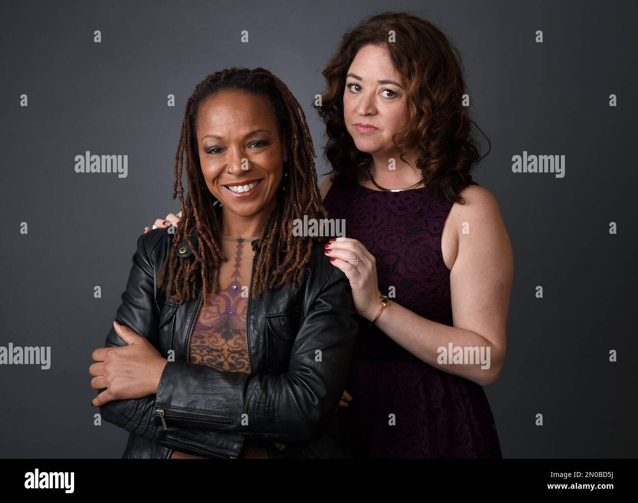 Lisa Simone, daughter of Nina Simone, left, and Liz Garbus, director of ...