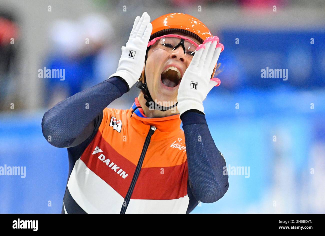 Dresden, Germany. 05th Feb, 2023. Short track: World Cup, 500 m, women ...
