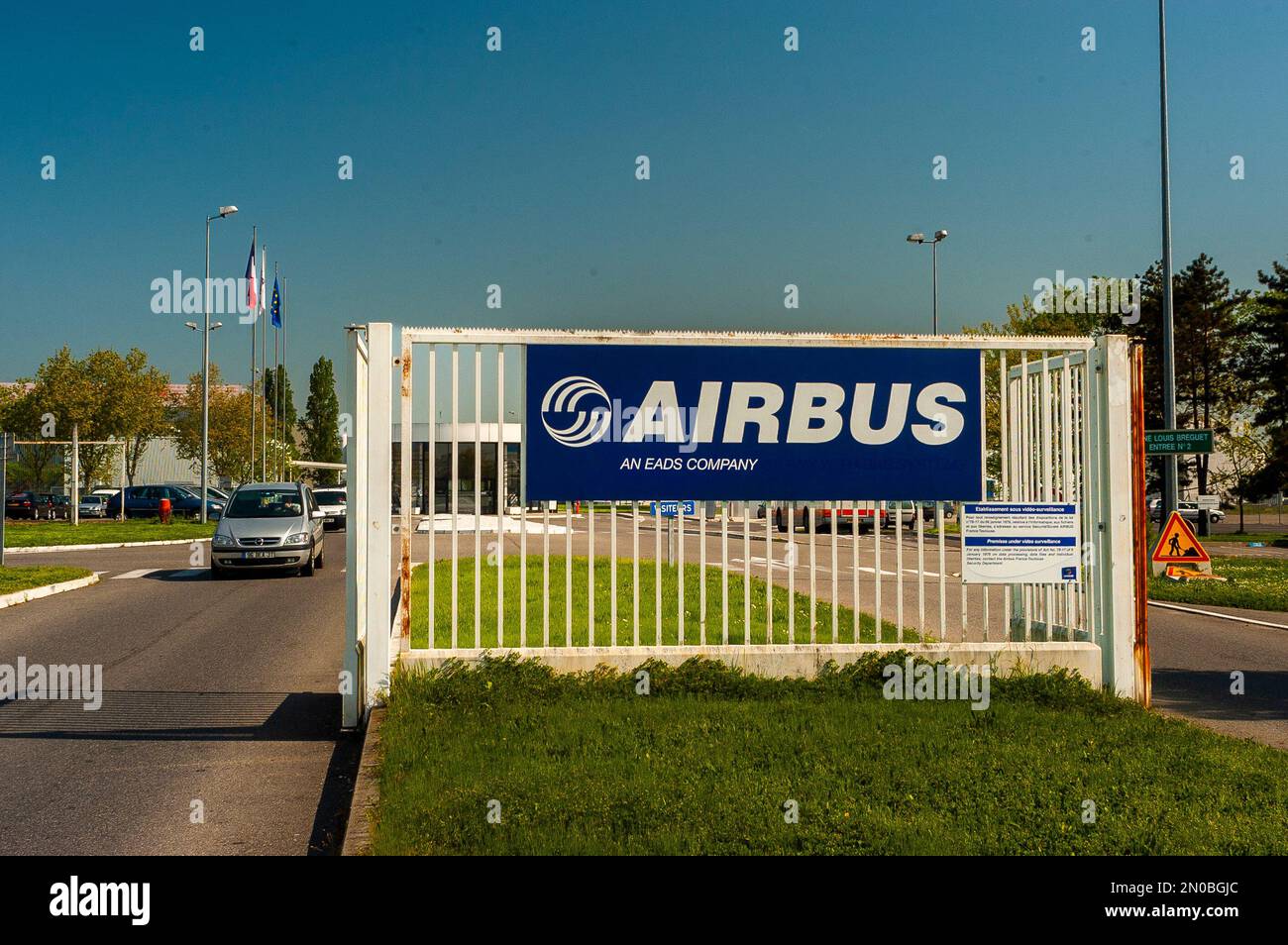 Toulouse, France - Airbus, Aeronautics Company, Factory, Detail, Sign ...