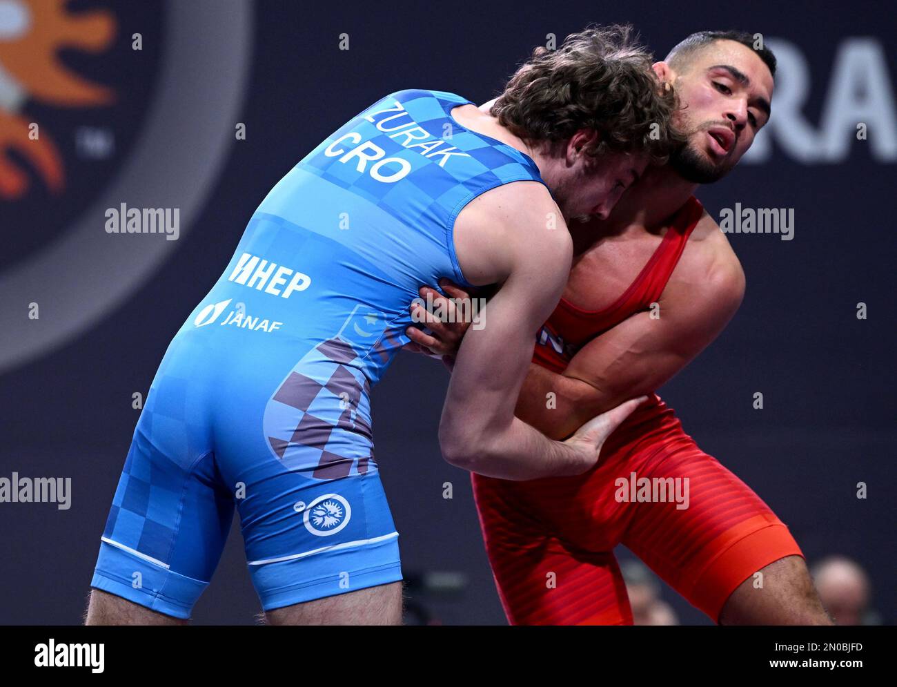 ZAGREB, CROATIA – FEBRUARY 05: Ibrahim Mahmoud Hamed Hassan Ghanem of ...