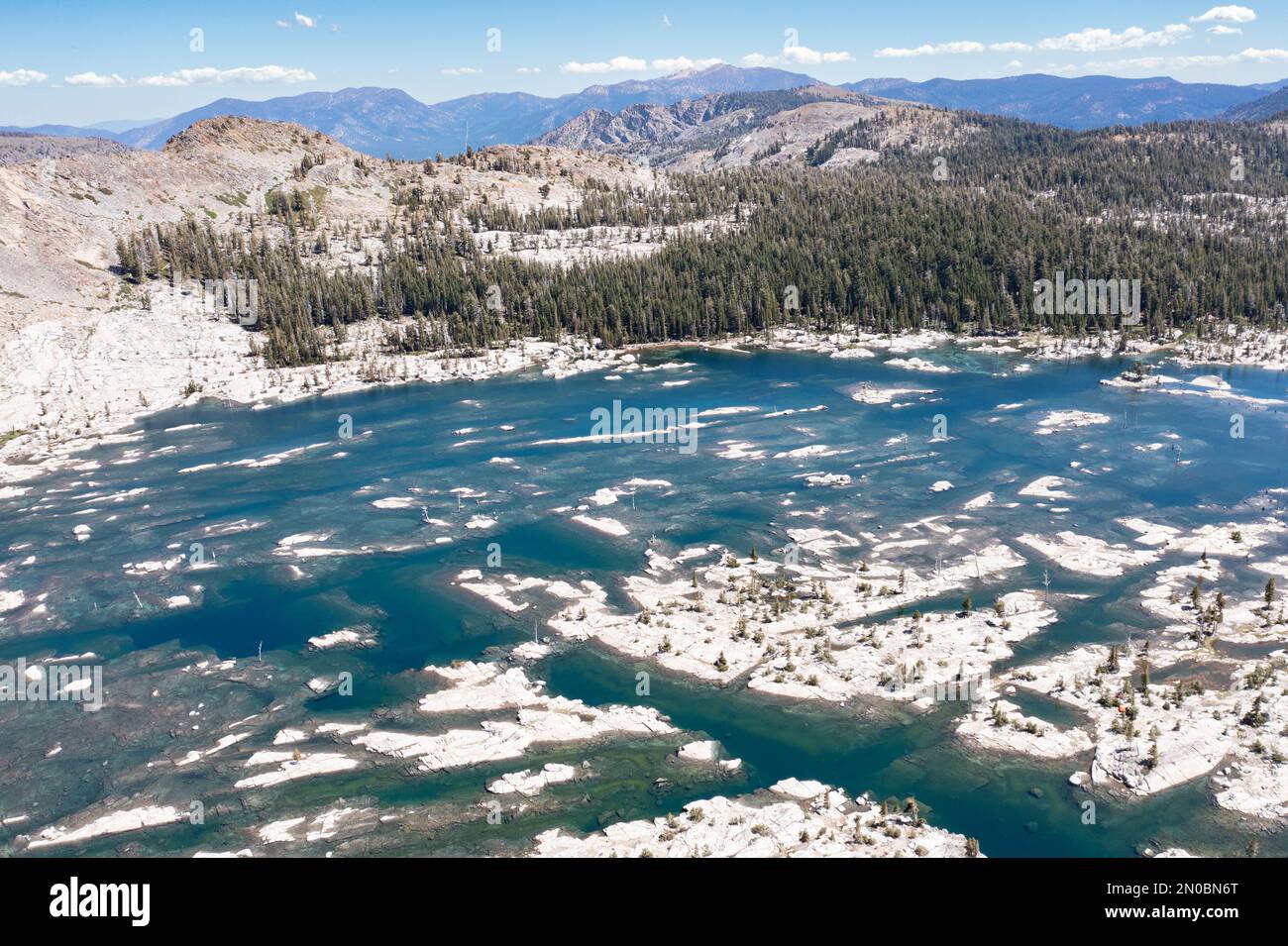 The scenic Lake Aloha in the Desolation Wilderness is a federally ...