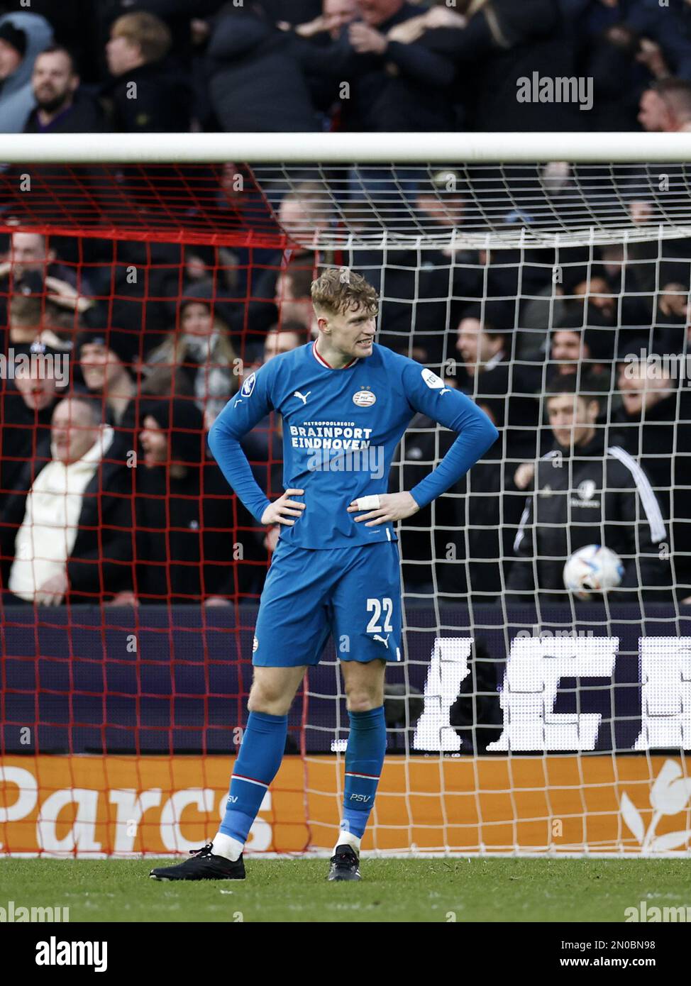 ROTTERDAM - Jarrad Branthwaite of PSV Eindhoven during the Dutch ...