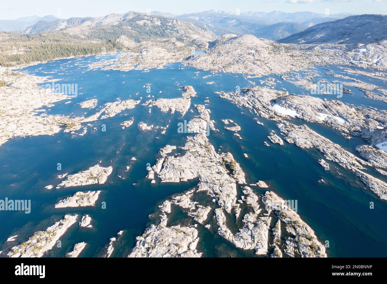 The scenic Lake Aloha in the Desolation Wilderness is a federally ...