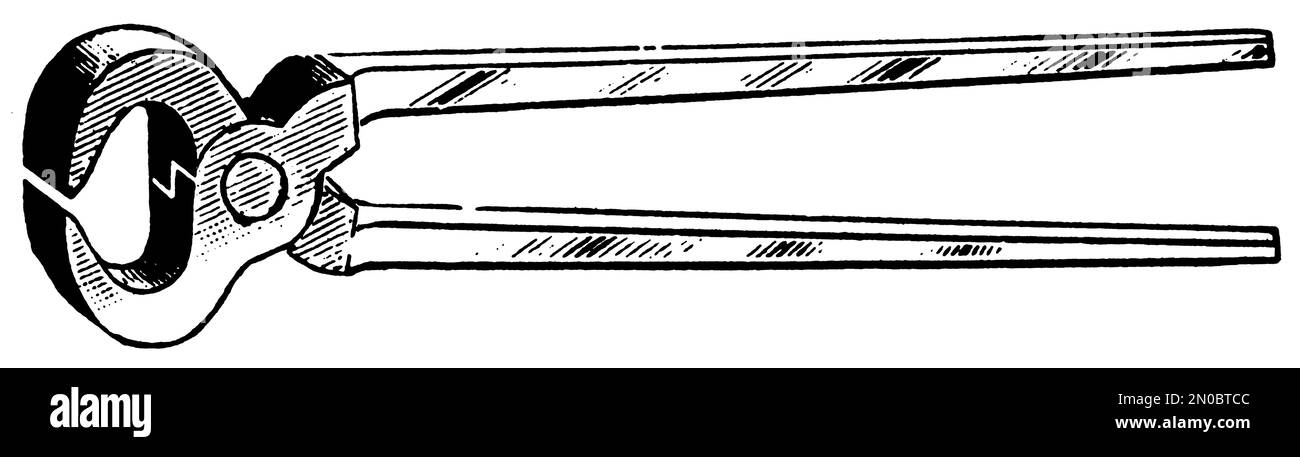 Old pincers Black and White Stock Photos & Images - Alamy