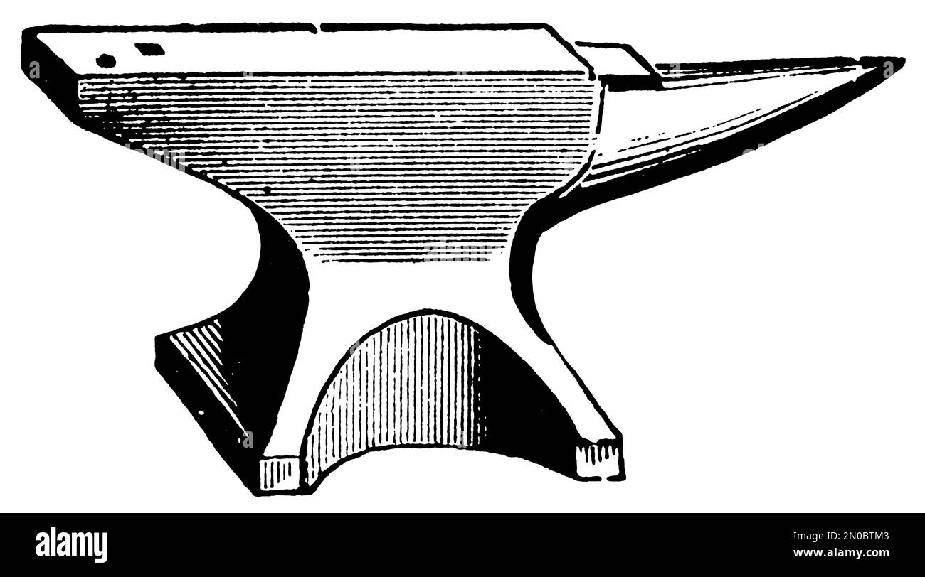 Old fashioned anvil Cut Out Stock Images & Pictures - Alamy