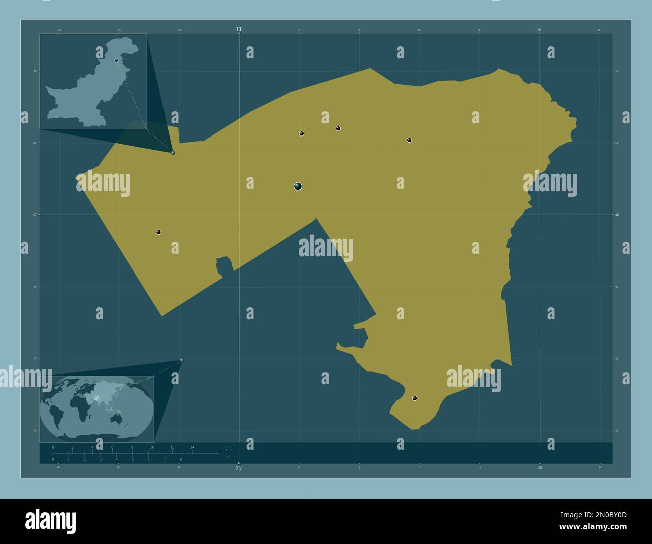 Islamabad Capital Territory, capital territory of Pakistan. Solid color ...
