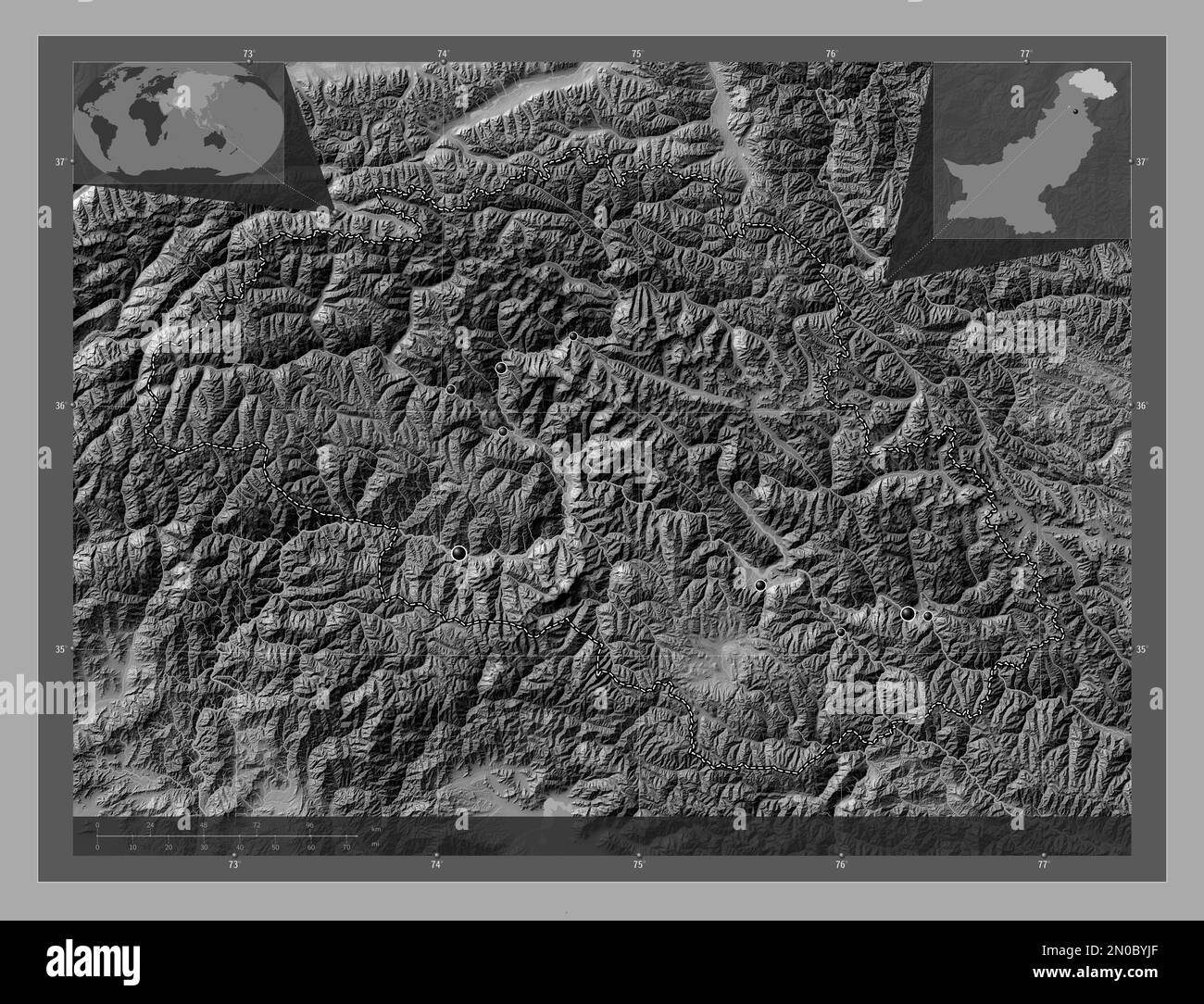 Gilgit-Baltistan, centrally administered area of Pakistan. Bilevel ...