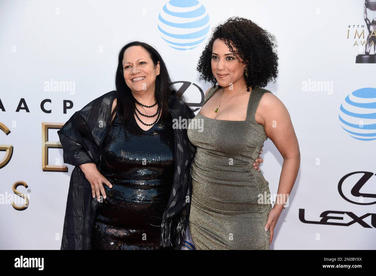 Alice Randall, left, and Caroline Randall Williams arrive at the 47th ...