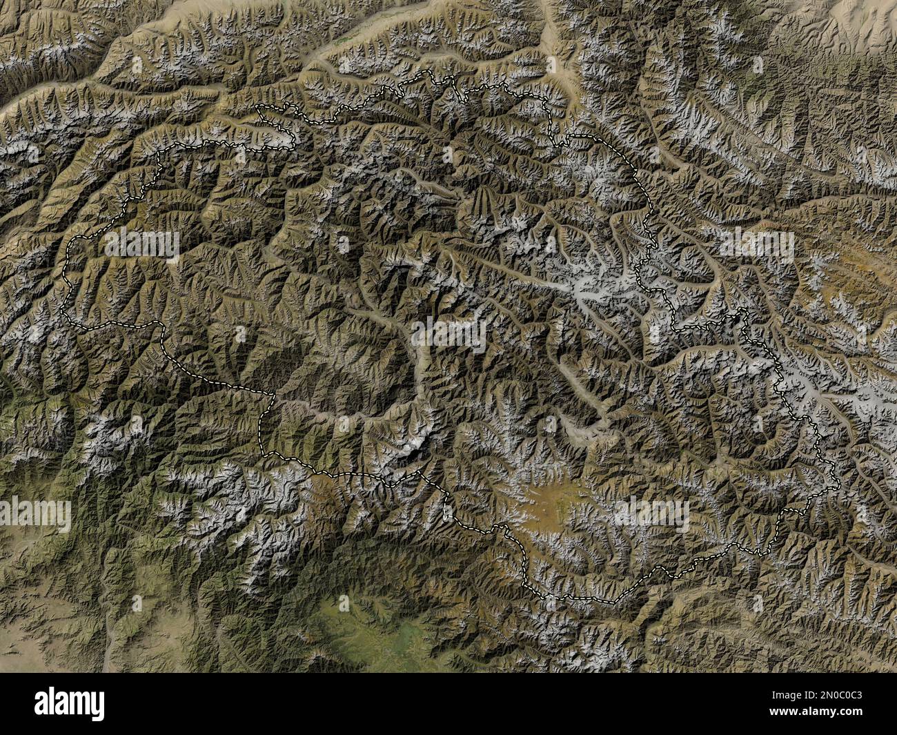 Gilgit-Baltistan, centrally administered area of Pakistan. Low ...