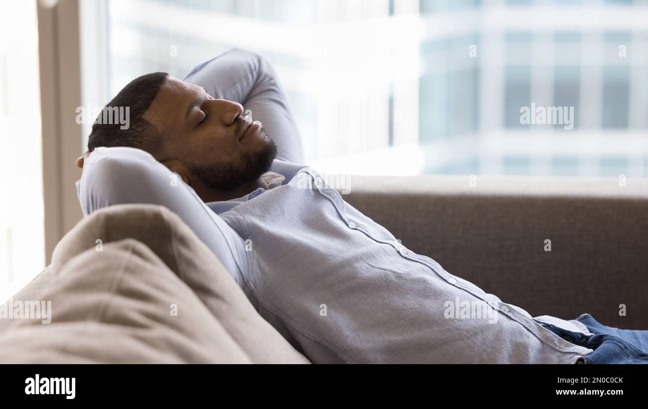 Young handsome man sleepy hi-res stock photography and images - Alamy