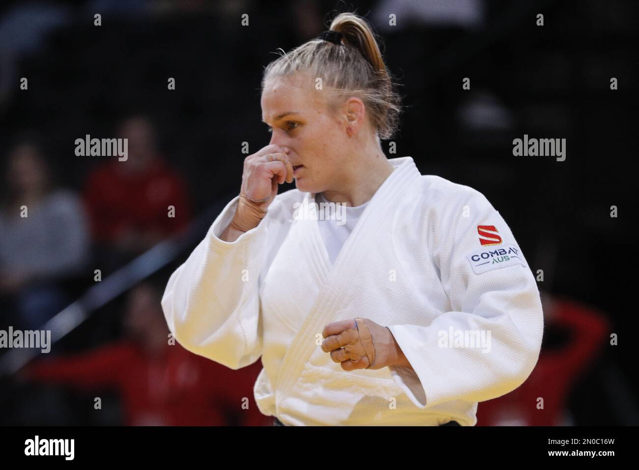 Aoife Coughlan (AUS) competed against Alina Lengweiler (SUI) during the ...