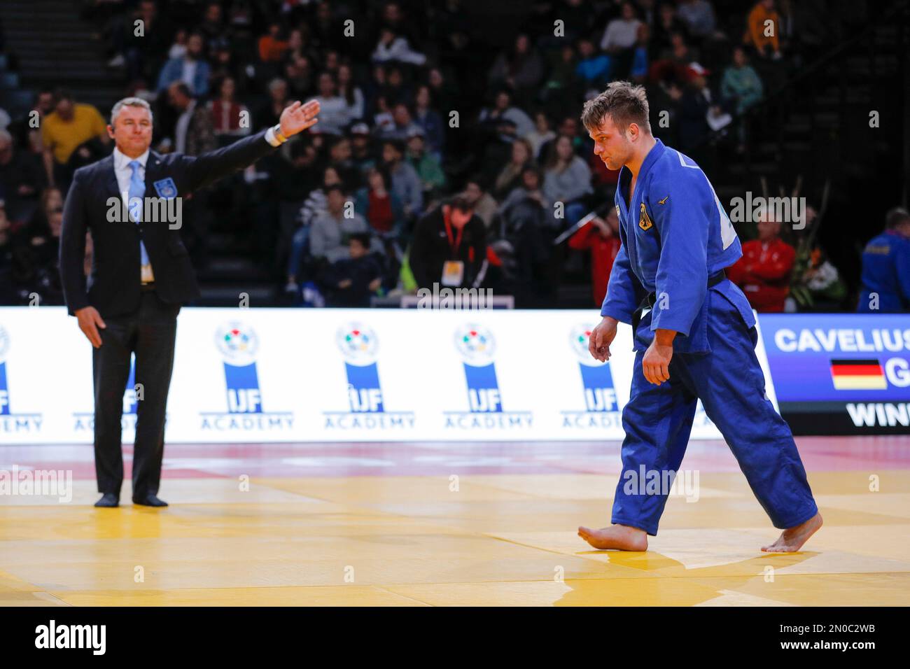 Timo Cavelius (GER) won against Guilherme Schmidt (BRA) during the ...