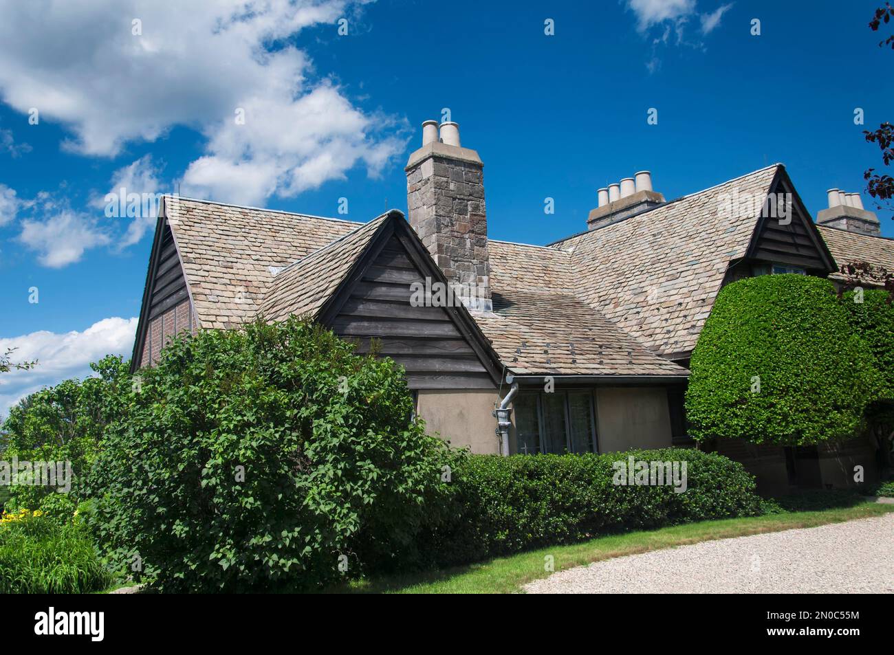 the historic summer cottage at Topsmead state forest park in Litchfield ...