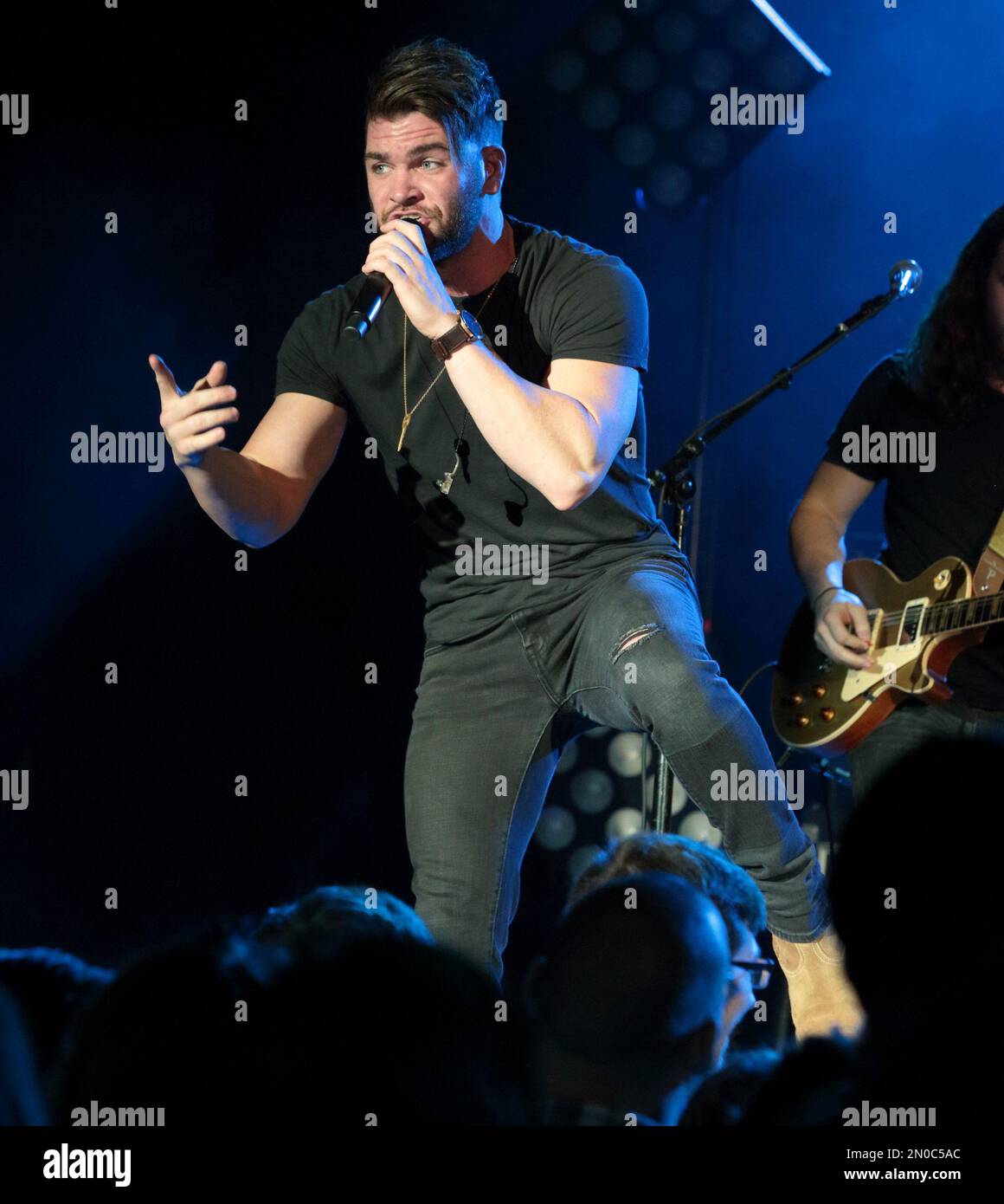 Singer-songwriter Dylan Scott performs in concert as the opening act ...
