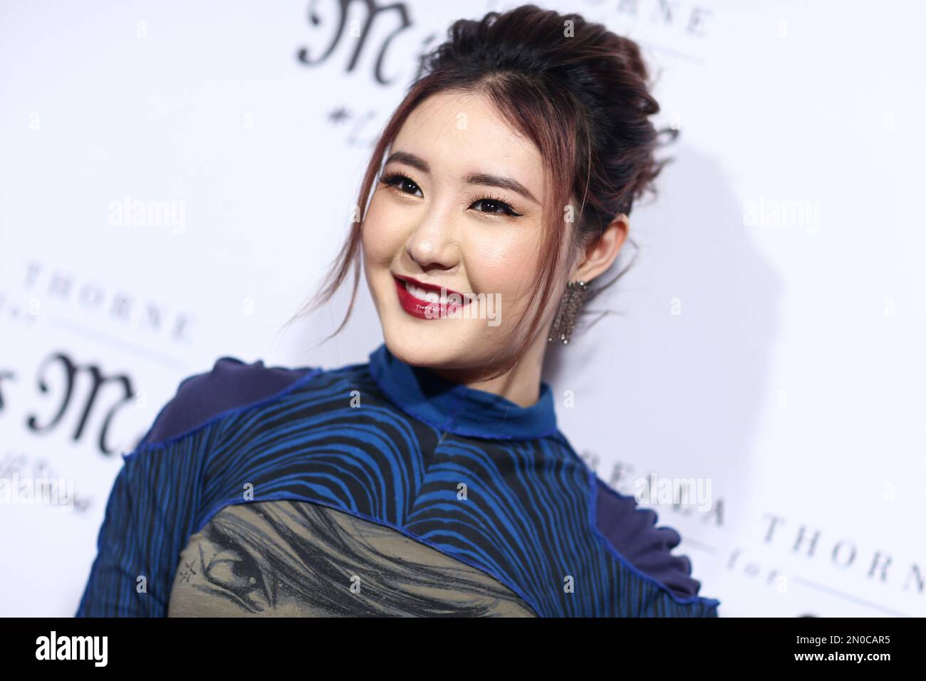 Megan Lee attends the Miss Me Spring Campaign Launch Event held at The ...