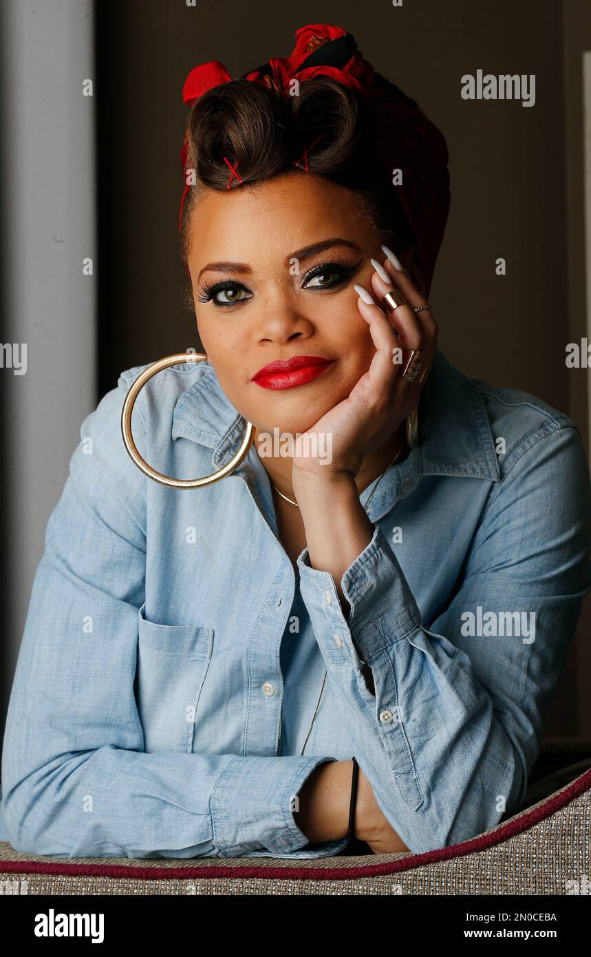 In this Jan. 24, 2016 photo, recording artist Andra Day poses for a ...