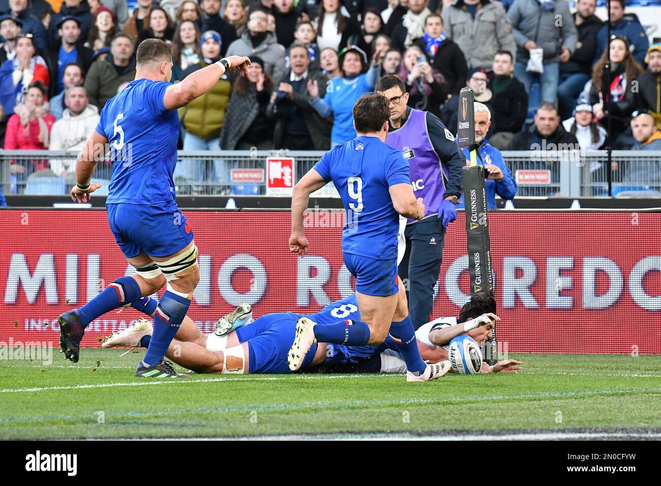 5th February 2023; Stadio Olimpico, Rome, Italy: Six Nations ...