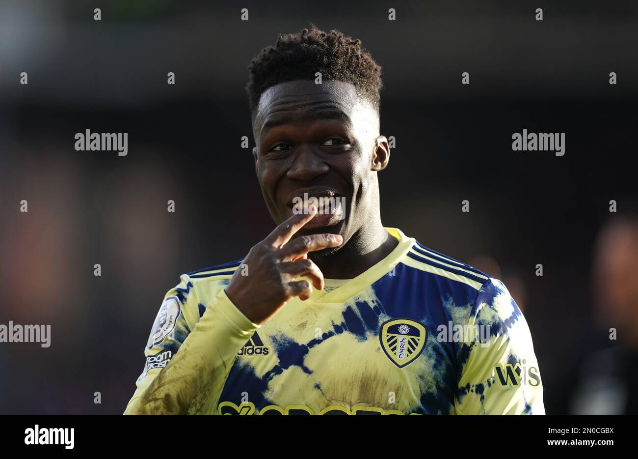 Leeds United's Wilfried Gnonto during the Premier League match at the ...
