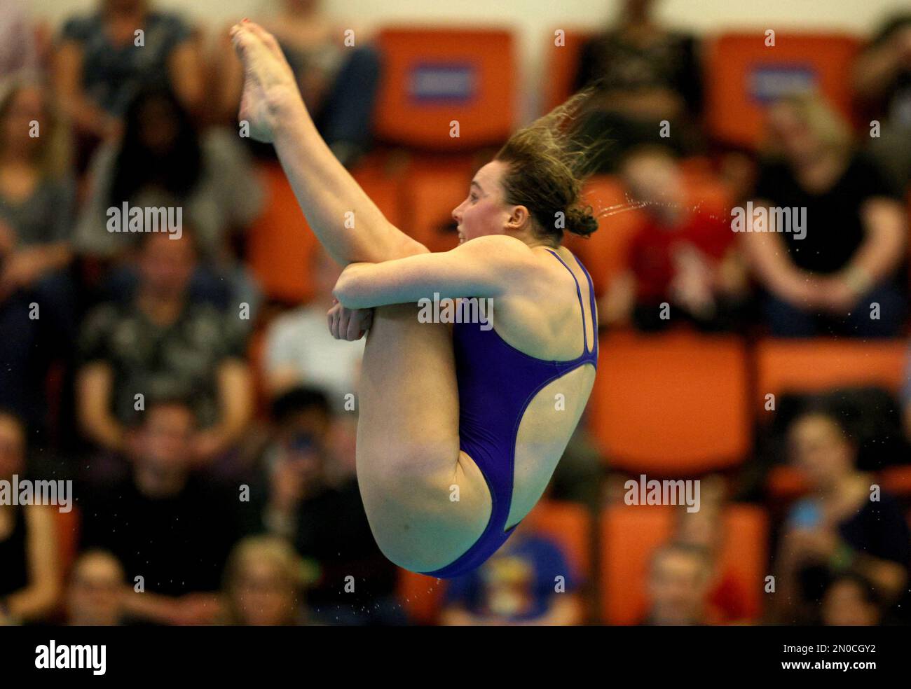 Yasmin Harper competes in the Women’s 3m Final during day four of the ...