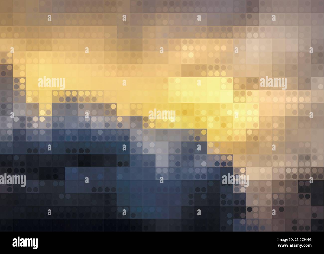 Blurred background with sunset / sunrise in the sky with dramatic ...