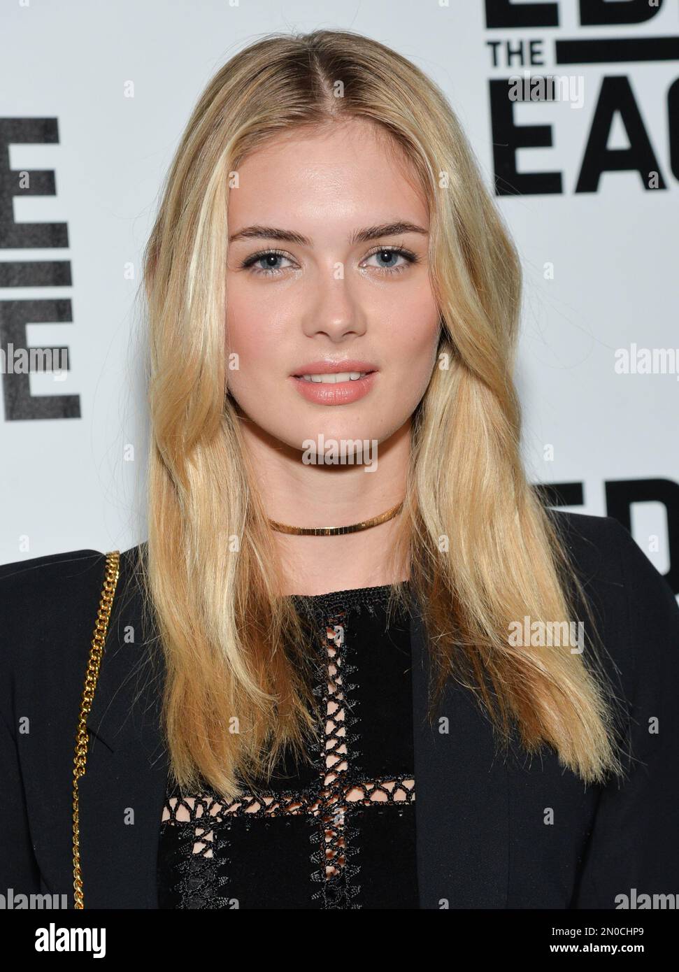 Model Megan Williams attends a special screening of "Eddie the Eagle ...