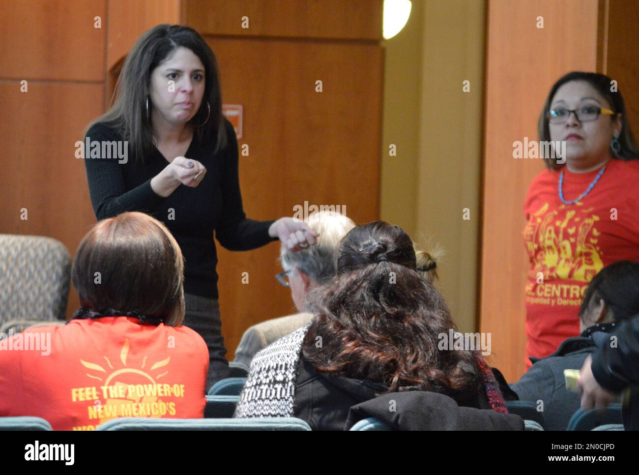Rachel LaZar, executive director of the Albuquerque-based immigrant ...