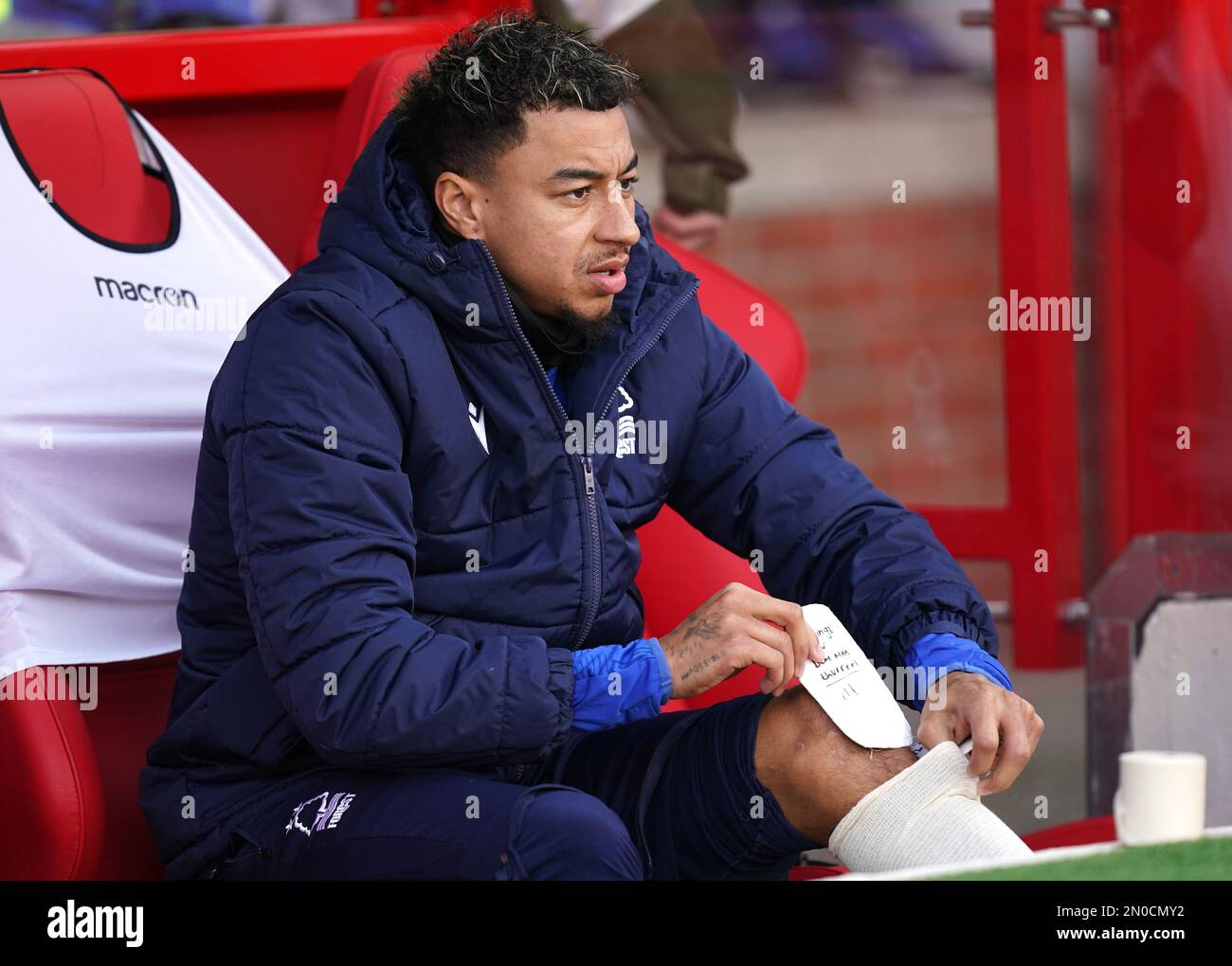 Nottingham Forest's Jesse Lingard during the Premier League match at ...