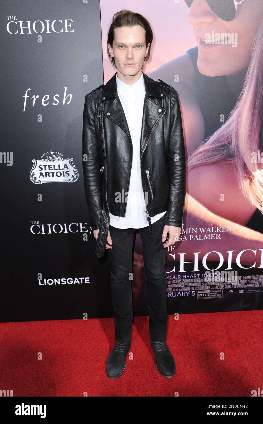 Luke Baines attends a special screening of "The Choice" held at ...