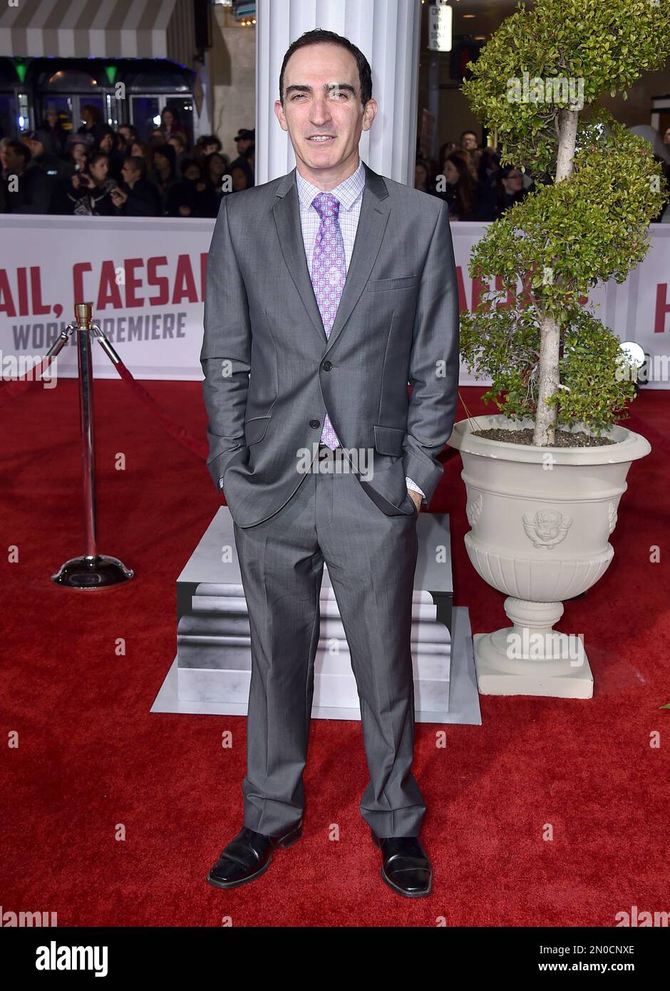 Patrick Fischler arrives at the world premiere of "Hail, Caesar!" at ...